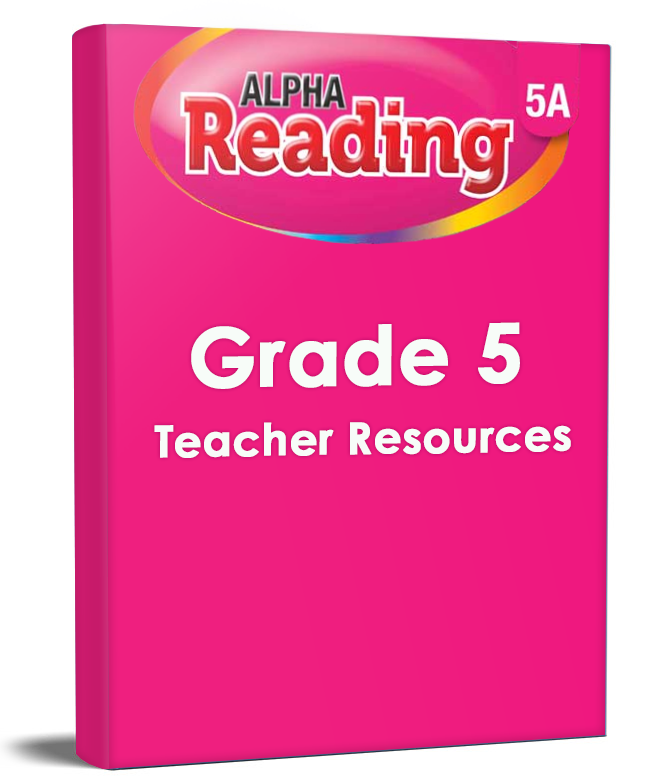 Alpha Reading (ELA) - Grade 5 - Free Teacher Resources - course on eAlpha