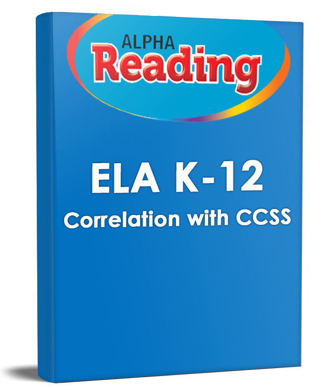 Alpha Reading (ELA) - Grades K-12 - Alignment to CCSS - course on eAlpha